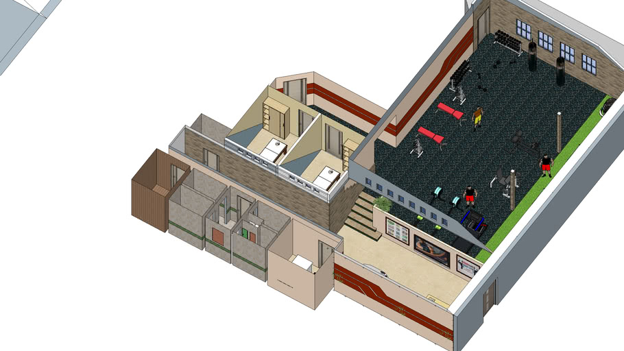 GYM. Hall | 3D Warehouse