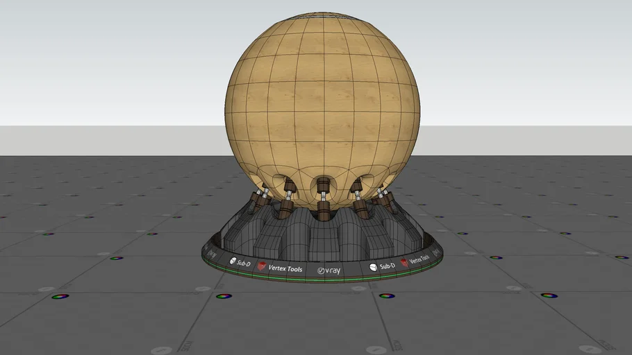 Shaderball ready for V-ray 3 | 3D Warehouse