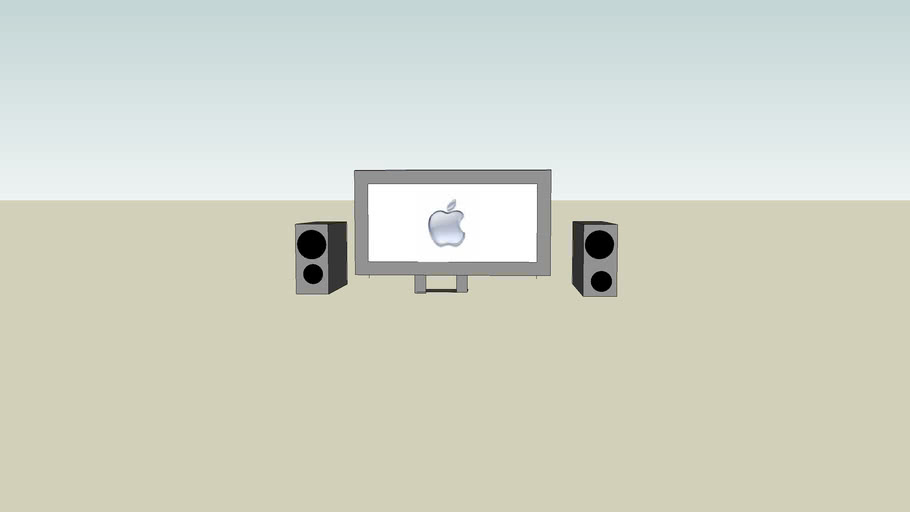 apple flat screen tv | 3D Warehouse