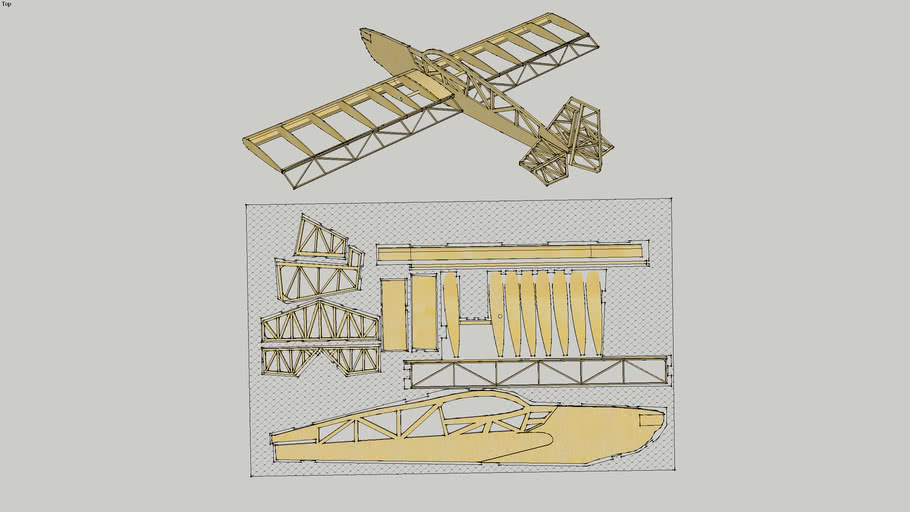 Aeroplane model kit!!!!! :):):) | 3D Warehouse