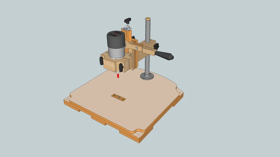 Overarm Pin Router | 3D Warehouse