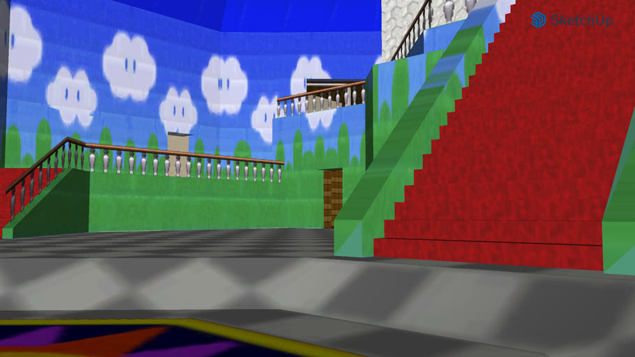 Complete SM64 Castle | 3D Warehouse