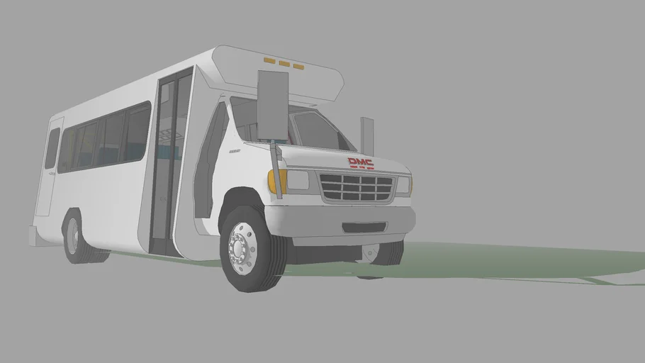 1992 DMC Econoline Charter Bus (Handicap)(Fiction) | 3D Warehouse