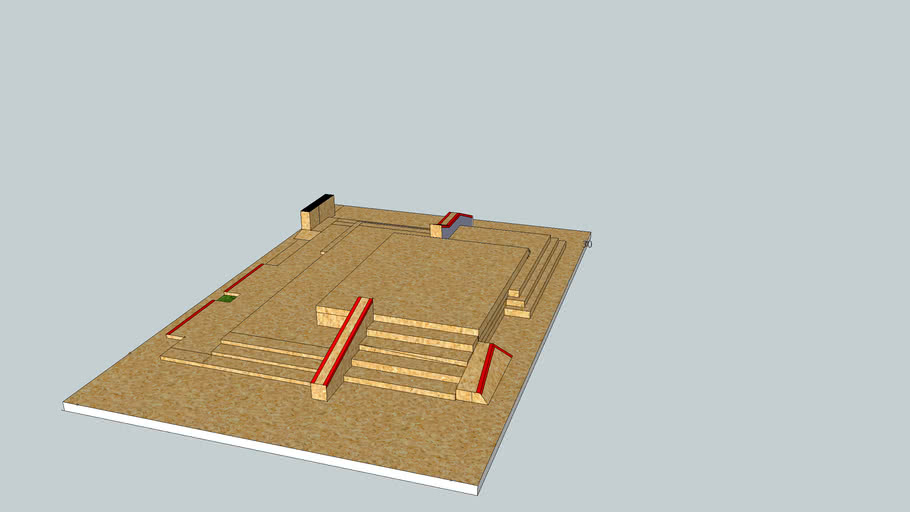 finger board skatepark | 3D Warehouse