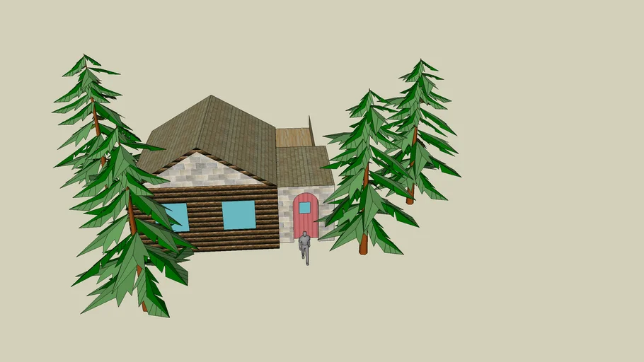 log cabin | 3D Warehouse