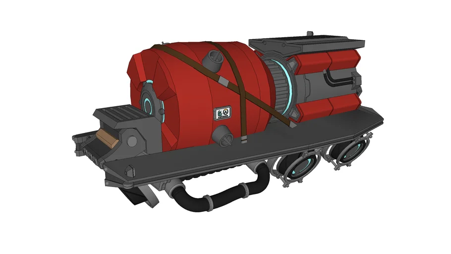 OVERWATCH] 왕의 길 - EMP 화물 / King's Row - EMP Payload | 3D Warehouse