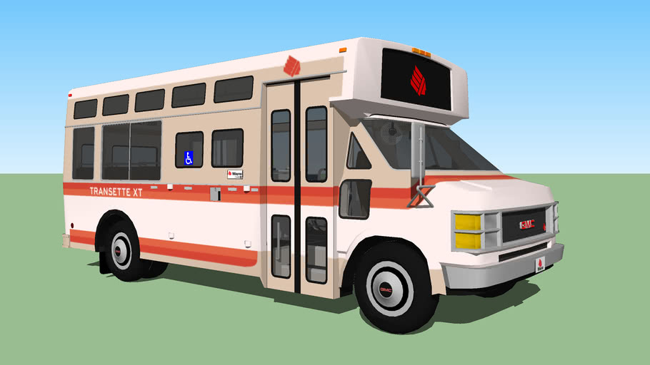 Wayne Transette XT (GMC - Wheelchair bus) | 3D Warehouse