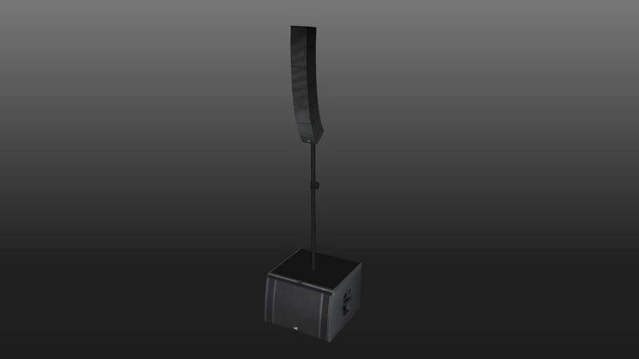 LD Sytems Curv 500TS Line Array | 3D Warehouse