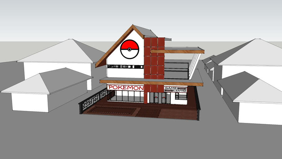 Pokecenter Building Concept | 3D Warehouse