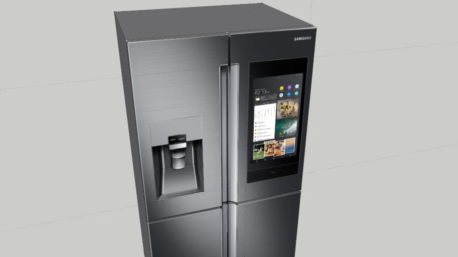 Samsung Smart Fridge UPDATED Version | 3D Warehouse