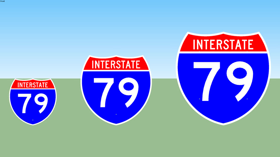 Interstate 79 Sign | 3D Warehouse