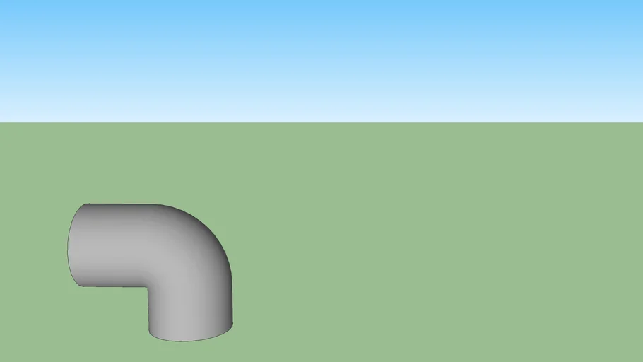 pipe corner 90º | 3D Warehouse