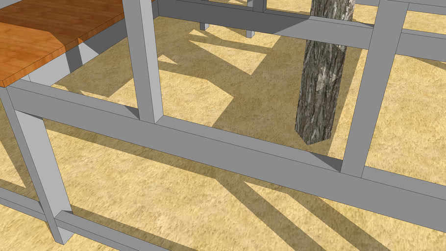 Steel tree bracing | 3D Warehouse