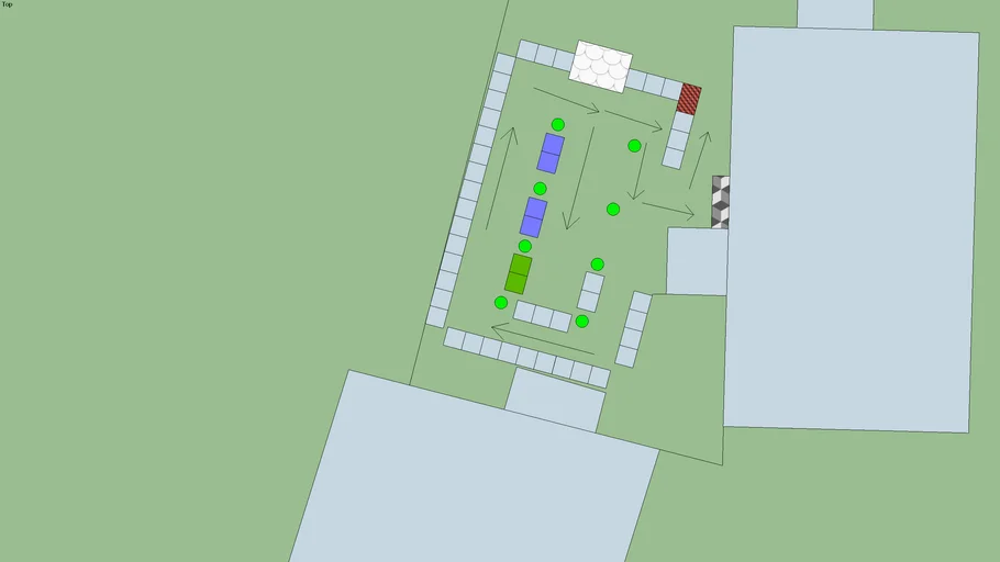 layout market | 3D Warehouse