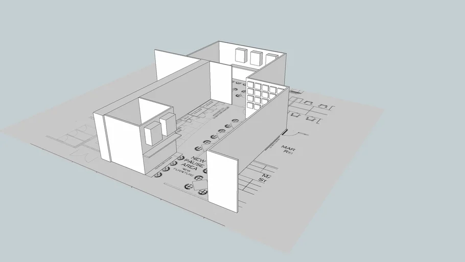 Pause Area | 3D Warehouse
