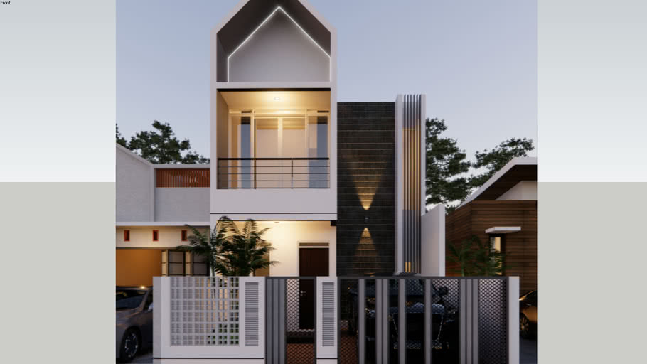 RUMAH SCANDINAVIAN 6x10 | 3D Warehouse