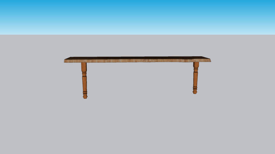 rustic table | 3D Warehouse