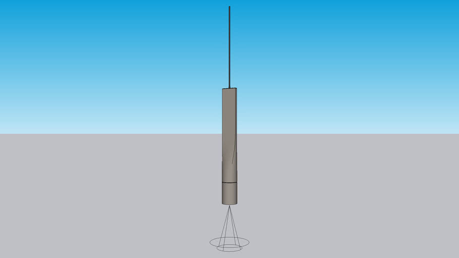 Suspended Tube Lamp | 3D Warehouse