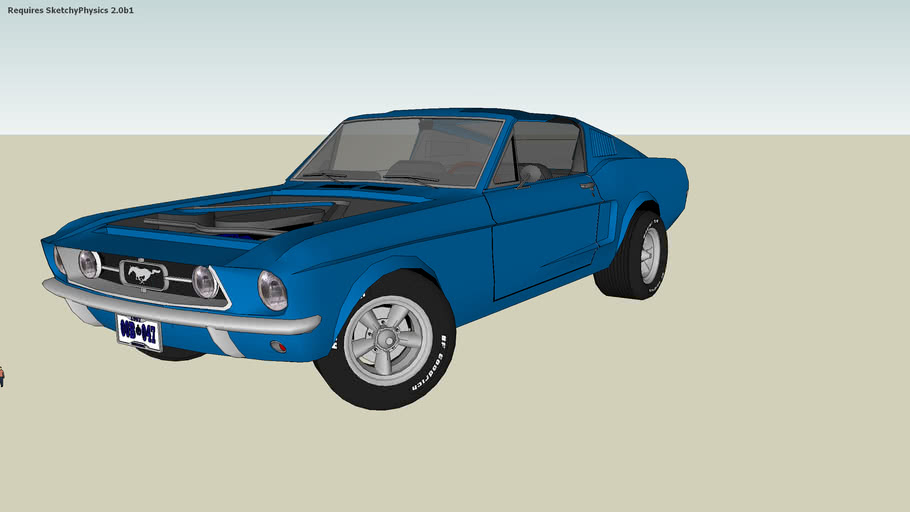 67 Mustang Fastback T-Top | 3D Warehouse