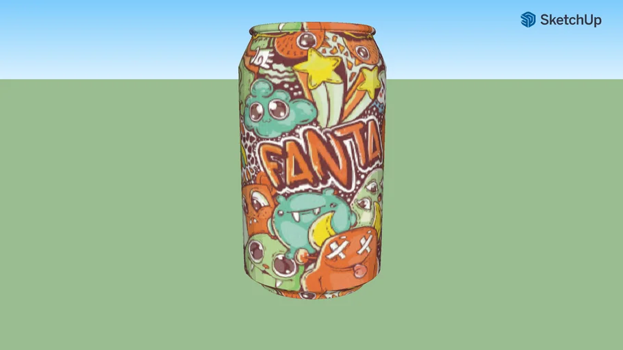 Fanta can | 3D Warehouse