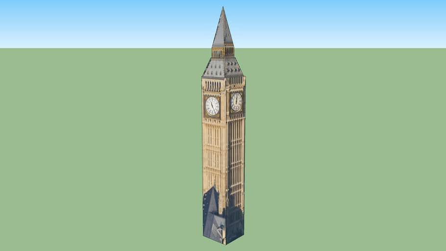 Big Ben clock tower | 3D Warehouse
