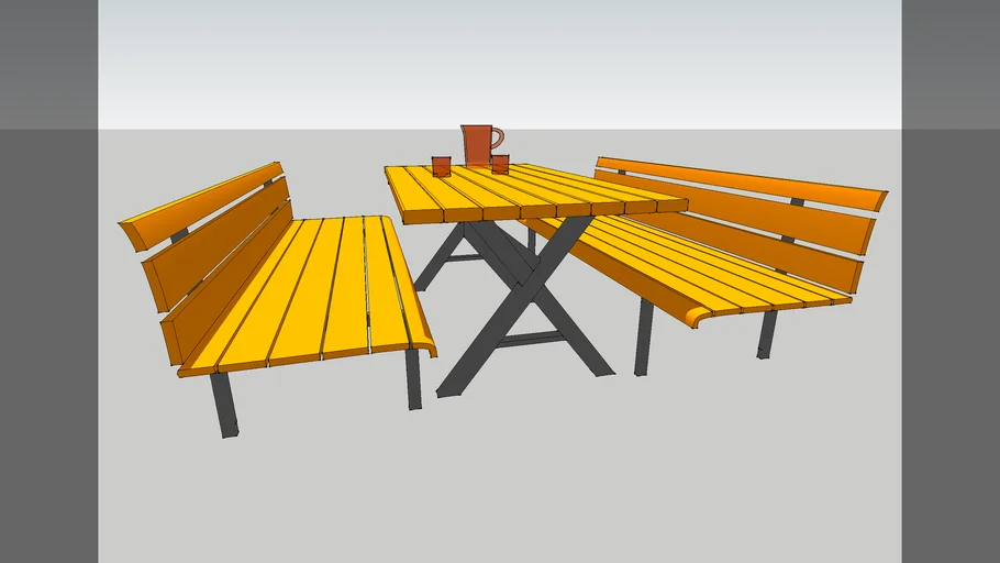 garden table | 3D Warehouse