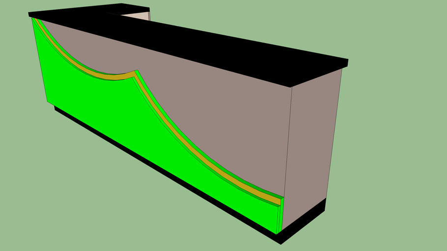 meja kasir | 3D Warehouse