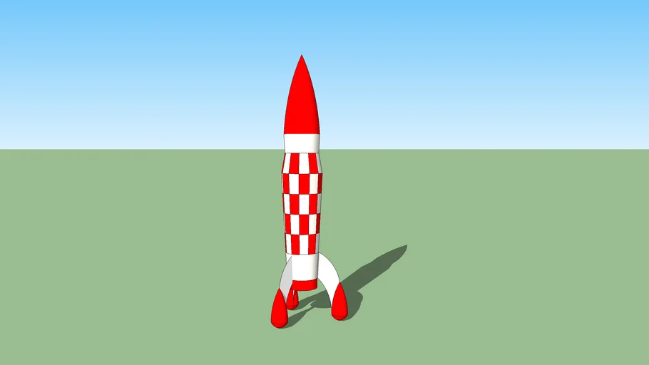 Just a simple rocket (просто ракета) | 3D Warehouse
