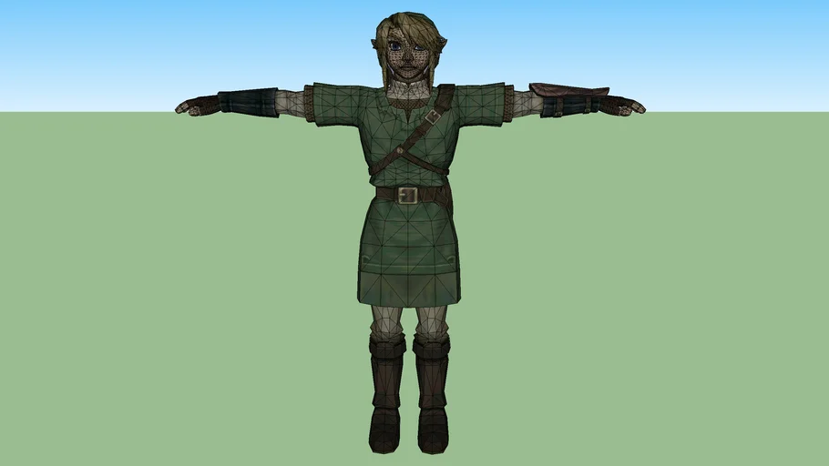 Zelda Twilight Princess Link 3D Model | 3D Warehouse