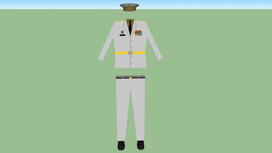 UFS Navy Dress Uniform | 3D Warehouse