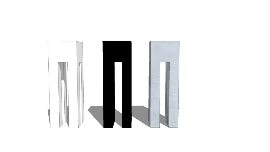 Modern Statue Pedestal | 3D Warehouse