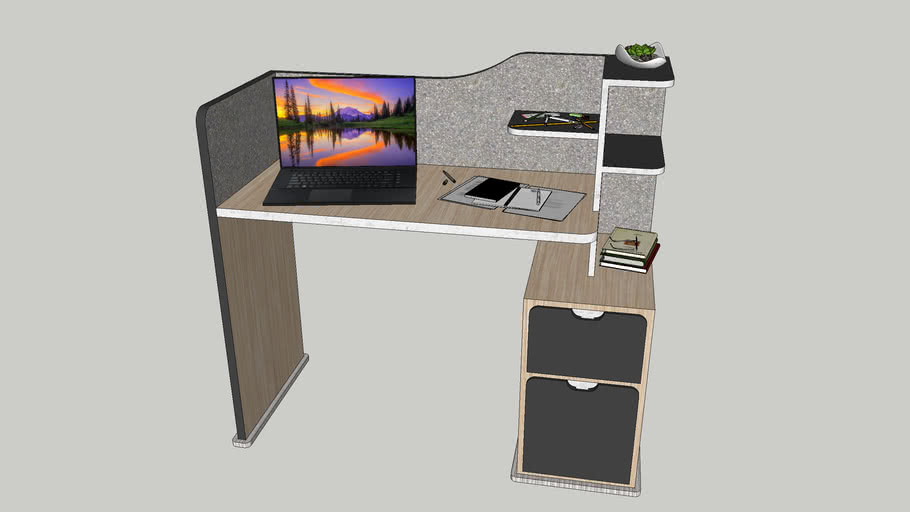 Study desk | 3D Warehouse