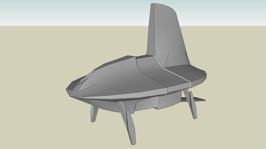 Sheathipede-class transport shuttle (Neimoidian shuttle) | 3D Warehouse