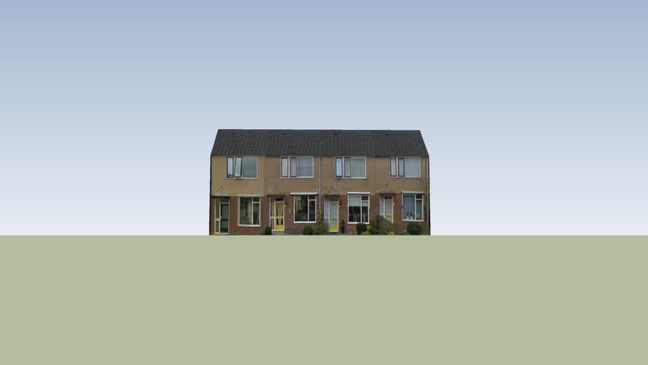 Huizen aan Vrouwezand, Lemmer | 3D Warehouse