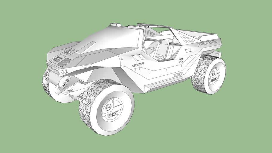 Halo Warthog - Unfinished | 3D Warehouse