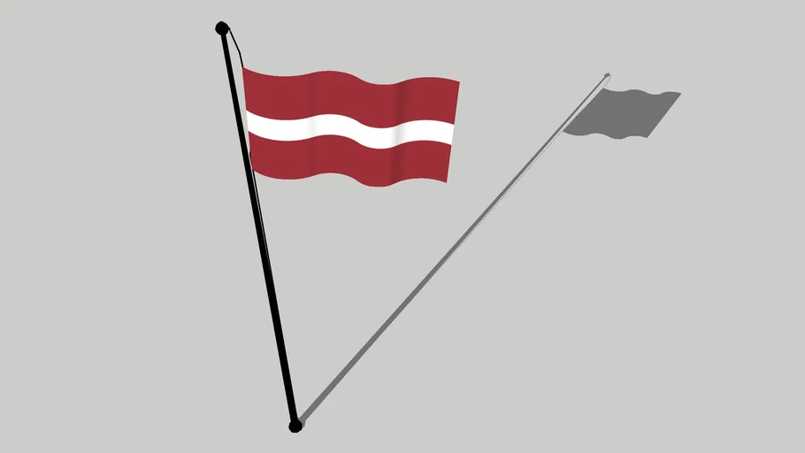 Latvijas Karogs - Flag of Latvia | 3D Warehouse