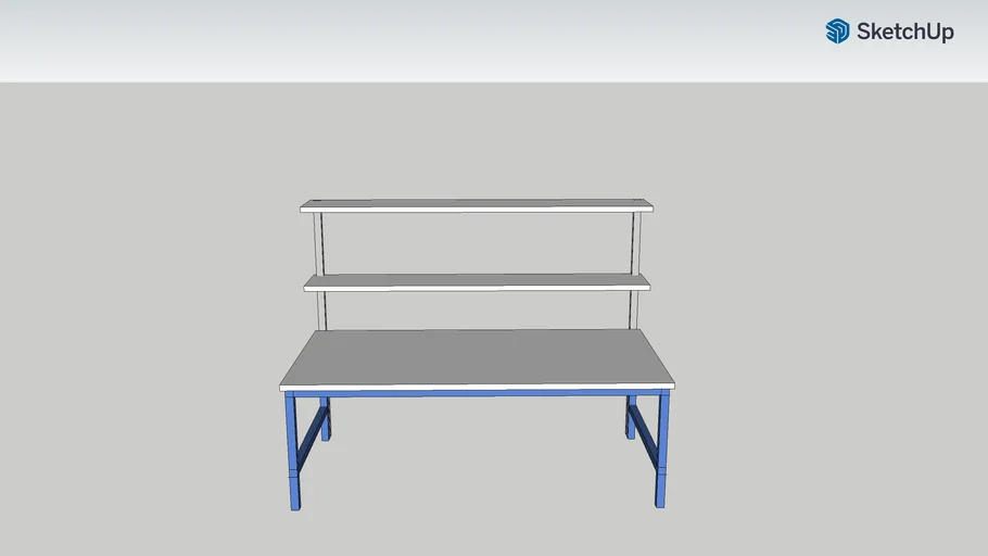 Workbench-8'Lx4'W | 3D Warehouse