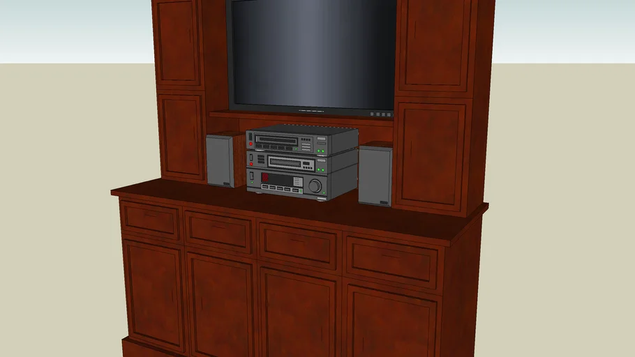 AV Cabinet. | 3D Warehouse