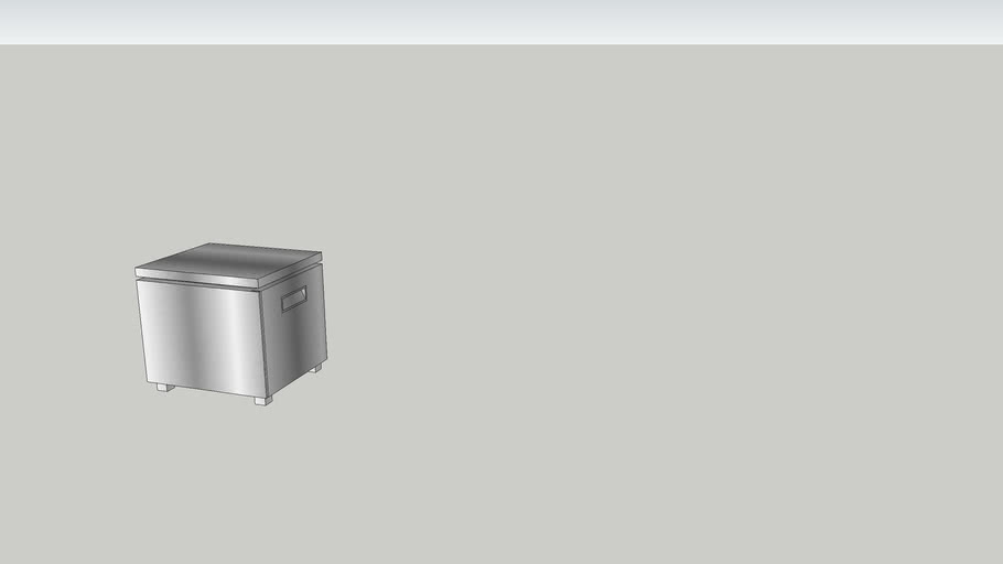 Undercounter Chiller base 2 Drawers | 3D Warehouse
