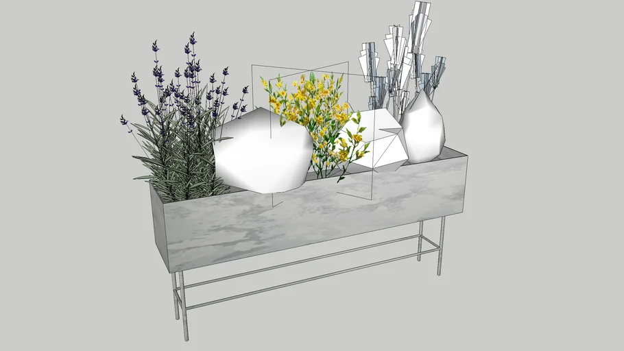 GREEN IN PLANTER | 3D Warehouse