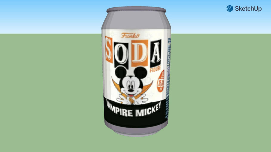 Funko Soda Vampire Mickey can | 3D Warehouse