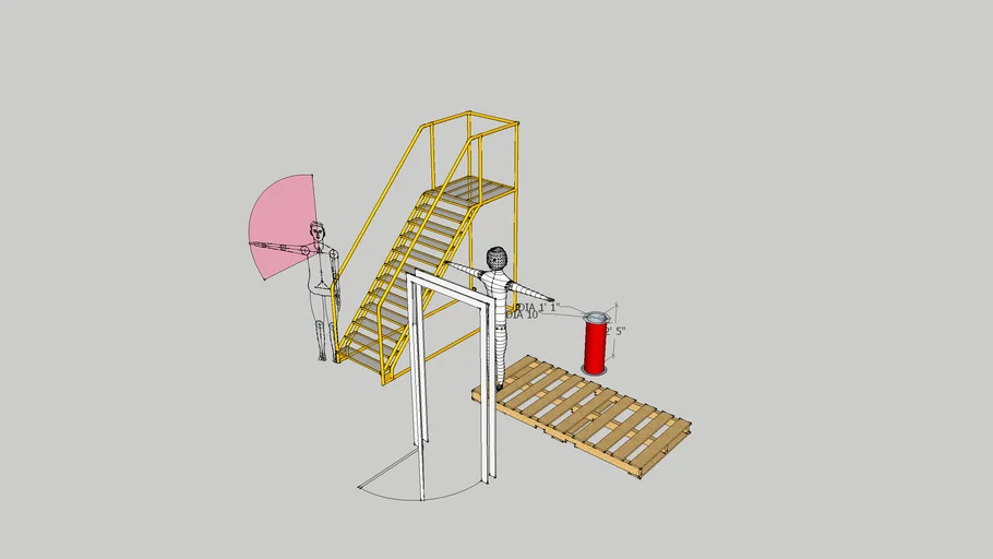 Duct stand | 3D Warehouse