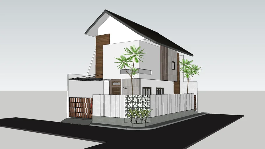 pee house - rumah minimalis tropis | 3D Warehouse