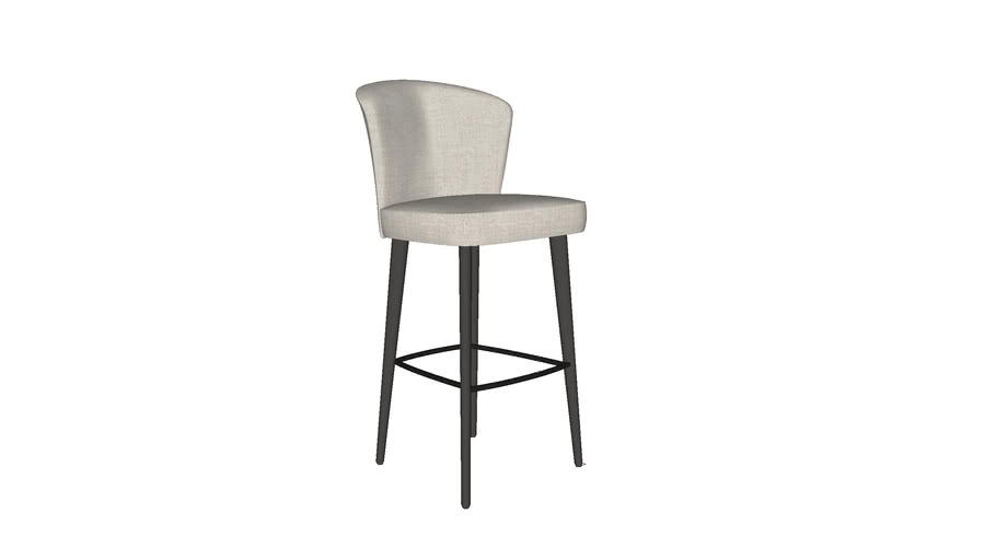 MINOTTI - ASTON BAR STOOL | 3D Warehouse