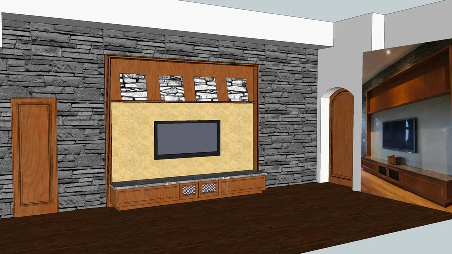 Entertainment Unit | 3D Warehouse