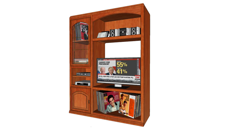Vintage Entertainment Center | 3D Warehouse