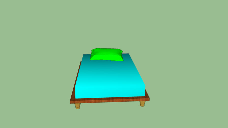 Simple Bed | 3D Warehouse