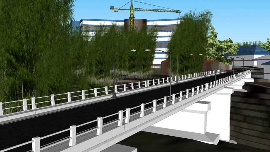 Polinema - Jembatan Impian Belakang Polinema | 3D Warehouse