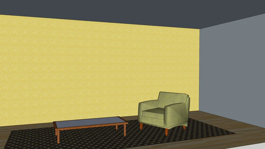 Simple Room for Rendering Tutorials | 3D Warehouse