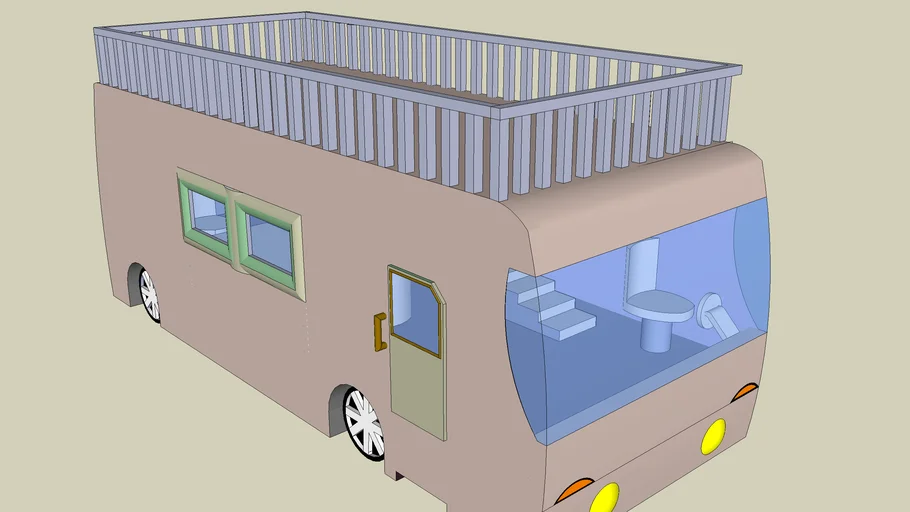 R.V. With Deck | 3D Warehouse